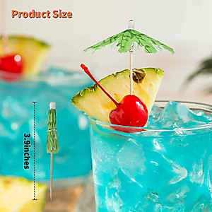 OFCOX Drink Umbrellas, Drink Umbrellas Cocktail Picks, Cocktail Umbrellas, Cocktail Umbrellas for Drinks, Cocktail Decorations for Drinks, Umbrella Drinks Sticks, Mini Umbrellas for Drinks. 150 PCS