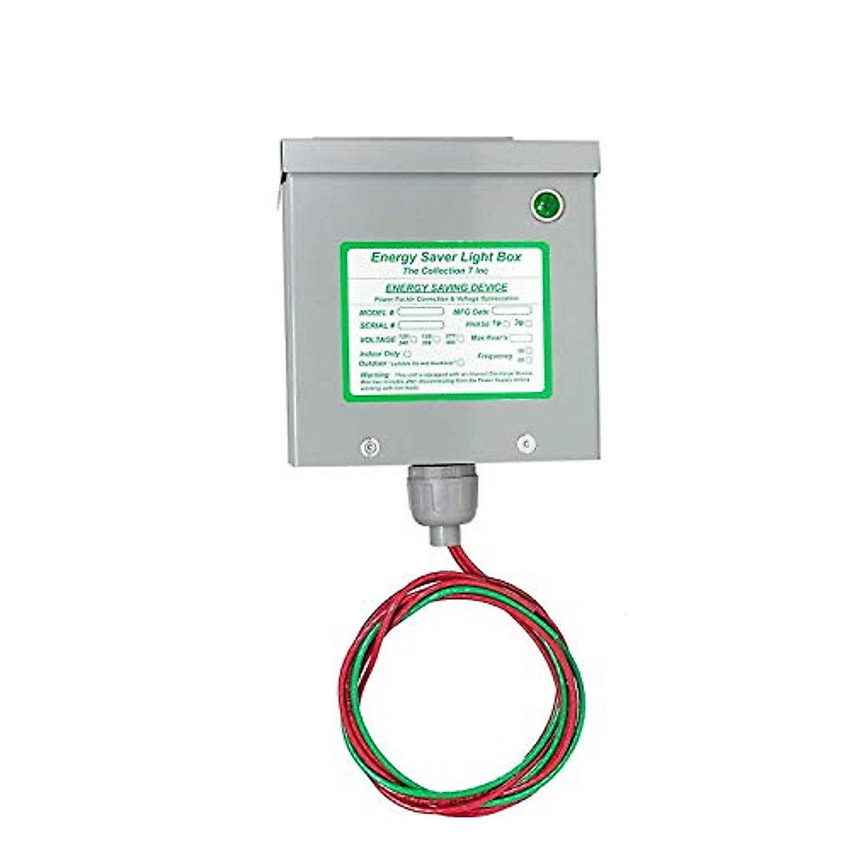 MWS KVAR 1200 200 Amp Electric Energy Saver Home Surge Protector Box UL Components