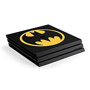 Skinit Decal Gaming Skin Compatible with PS4 Pro Console - Officially Licensed Warner Bros Batman Logo Design