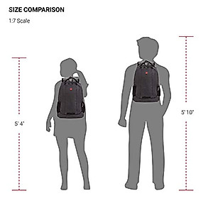 SwissGear Cecil 5505 Laptop Backpack, Charcoal, 18-Inch