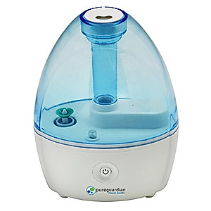 Pure Guardian H910BL Ultrasonic Cool Mist Humidifier, 14 Hrs. Run Time, 210 Sq. Ft. Coverage, Small Rooms, Quiet, Filter Free