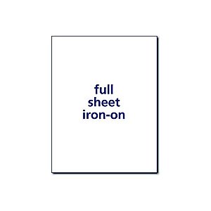 Avery Fabric Transfers, 8.5 X 11, White, 18/Pack