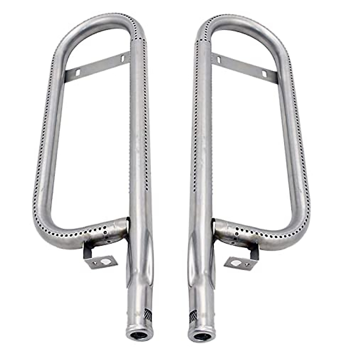 Criditpid Grill Replacement Parts for Master Forge MFA350CNP, MFA350BNP, Porcelain Steel Heat Plate Shield Burner Cover, Stainless Burner Tube Replacement for Dyna-Glo DGP350NP, 101-03005.