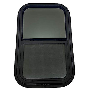 Vintage Technologies Premium RV Window | 14" W X 22" H | Vertical Slide | Complete Installation kit Included | Multiple Wall thicknesses Available | (1-1/2" Wall Thickness)