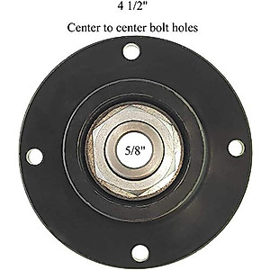 q&p Outdoor Power 48" Deck Spindle Assembly Bracket Replace Scag 46400 46020 Rotary 9153 Stens 285-597 461663 46631 Includes Grease Fitting fits All Scag mowers Using cast Iron Spindle housing
