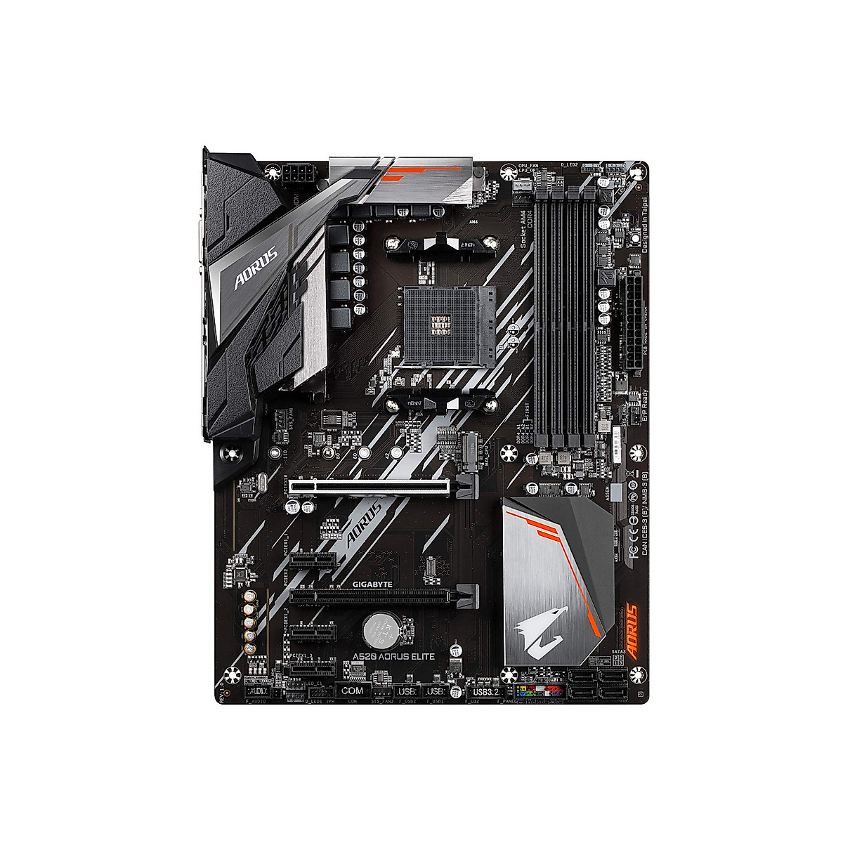 Gigabyte A520 AORUS Elite (AM4/AMD/ A520/ ATX/M.2/SATA 6Gb/s/USB 3.2 Gen 2/Realtek GbE LAN/Motherboard)