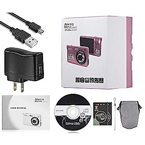 Digital Camera, AbergBest Mini Kids Digital Cameras for Teens with 8X Zoom HD 720P Compact Camera with LCD Screen for Students, Boys, Girls, Kids