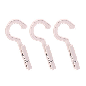 TOPBATHY 3pcs Clothes Hanger Laundry Hooks Hanging Clips Travel Hanger Portable Clothes Rack Windproof Hanger Hanging Clothespins Coat Hanger Multifunction