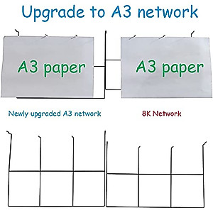 Ewatchaccessories Mobile Drying Rack with Wire Rack for Artwork, Black Powder Coated, Drying and Printing Rack, Protects Artwork While Drying, Ideal for Schools and Art Clubs