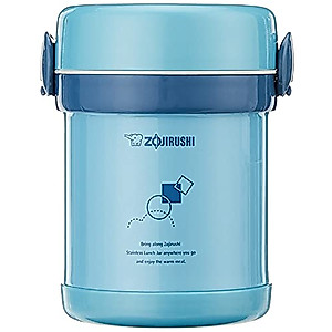 Zojirushi Ms. Bento Stainless Lunch Jar, One size, Aqua Blue