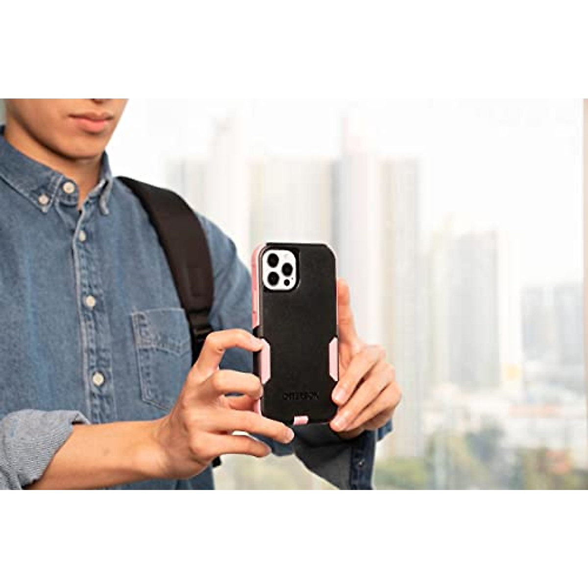 OtterBox Commuter Slim Case for iPhone 13 Mini and iPhone 12 Mini (Mini Version ONLY) Non-Retail Packaging - Rock Skip Blue