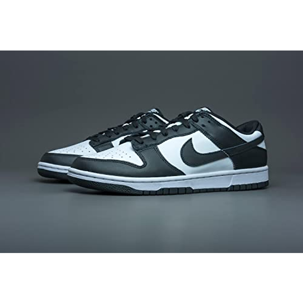 Nike Dunk Low Retro Men's Basketball Shoes, White Black White, 11 US