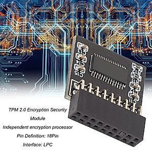Module, 18 Pin Interface Encryption Security Module Independent Encryption Processor Module for 18 pin TPM2.0