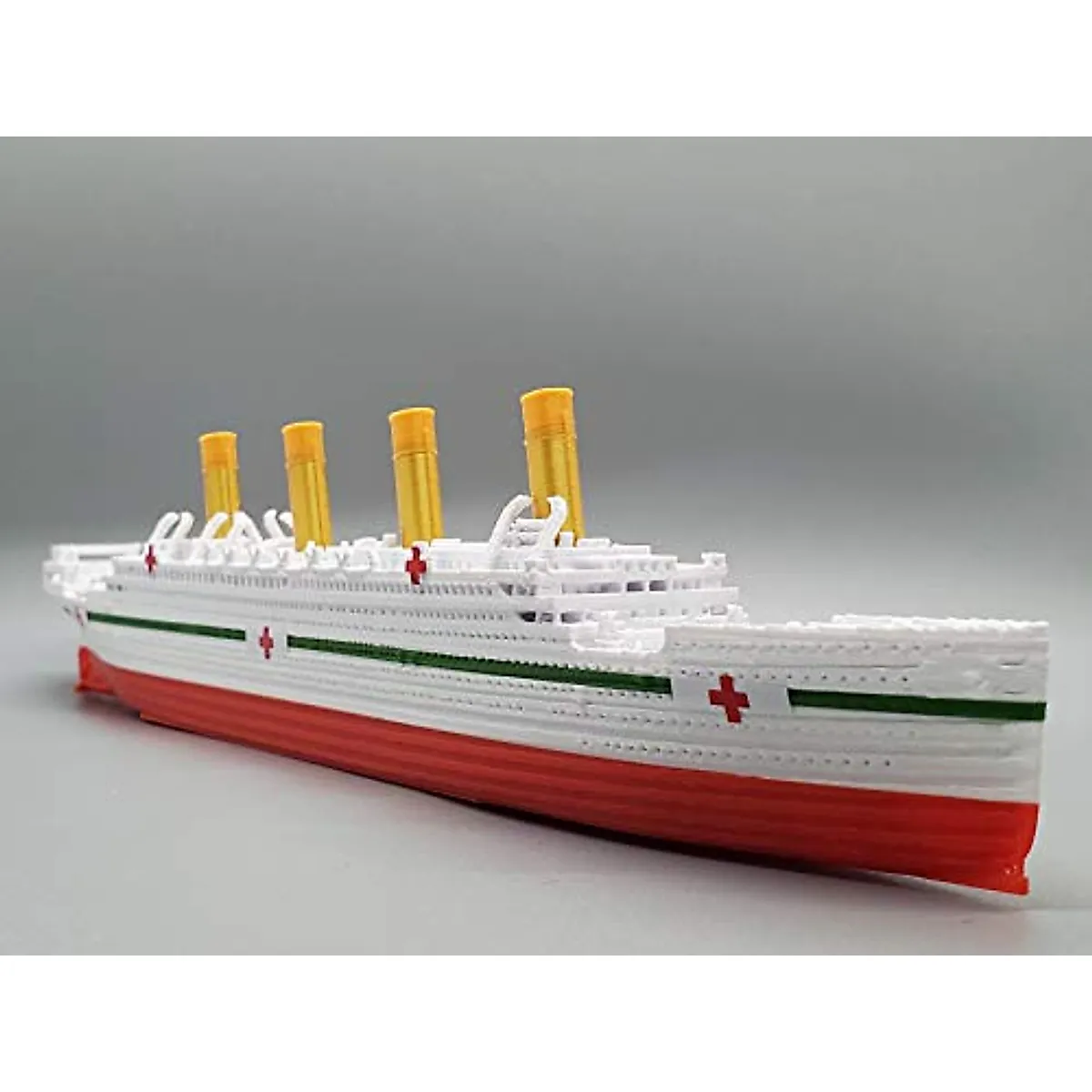 HMHS BRITANNIC Model - Highly Detailed Replica Historically Accurate No Assembly Required - 1 Foot in Length (Model Only)