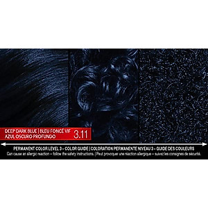 Schwarzkopf Keratin Color Permanent Hair Color Cream, 3.11 Deep Dark Blue