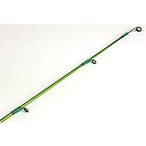 Carrot Stix Collapsible 2 Piece Casting PRO Wild Wild Green Greenwater Inshore Fishing Rod (7' 0" Medium Heavy)