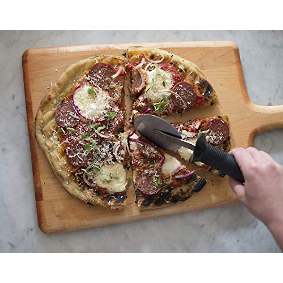 OXO Good Grips Small Pizza Wheel and Cutter,Multicolor,None