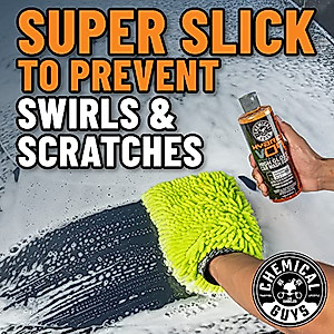 Chemical Guys CWS_808_16 Hybrid Foaming High Gloss Car Wash Soap (Works with Foam Cannons, Foam Guns or Bucket Washes) Safe for Cars, Trucks, Motorcycles, RVs & More, 16 fl oz, Orange Scent