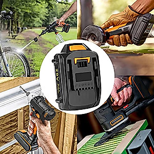 KUNLUN 2Pack 3.5Ah Battery for Worx Battery 20V WA3525, WA3578, WA3575, WA3520, WG151s, WG155s, WG251s, WG255s, WG540s, WG545s, WG890, WG891