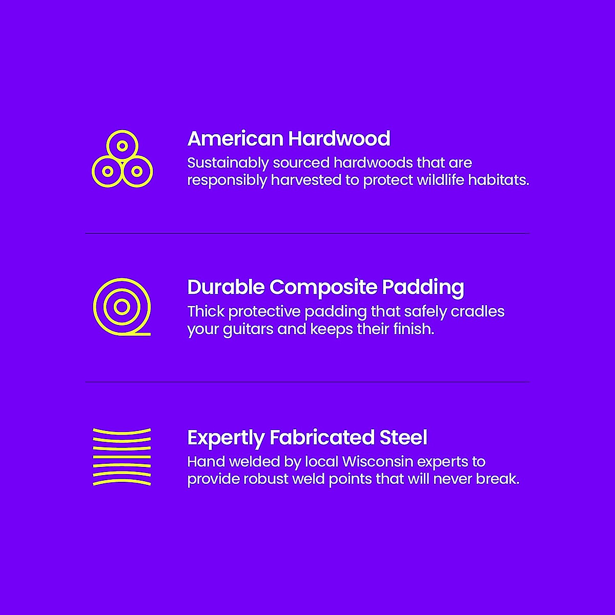 String Swing CC01KOAK Hardwood Home & Studio Guitar Hanger