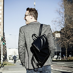 Moleskine Classic Foldover Backpack, Black