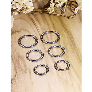 Xnsjeyy 14G Stainless Steel Nose Rings Hoops Hinged Clicker Septum Ring Lip Ring Cartilage Tragus Earrings Body Piercing Jewelry for Women Silver