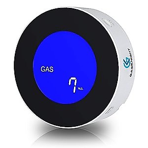 GasKnight 2.0 Natural Gas Detector with LCD - For Home, Kitchen, RV, Camper. Plug-In LPG, LNG, Methane & Butane Leak Sensor