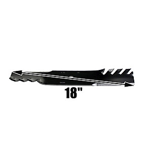 USA Mower Blades (3 CMB022BP Toothed High Lift Replacement Blade Fits Scag Husqvarna Toro 48108 481707 481711 Length 18in. Width 2 1/2in. Thickness .240in. Center Hole 5/8in. 36 52 54in. Deck
