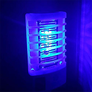 Bug Zapper, Fruit Flies Trap, Electric Mosquito & Fly Zappers/Killer - Insect Attractant Trap Powerful Little Gnats, Hangable Mosquito Lamp for Home, Indoor, Outdoor, Patio (Blue)
