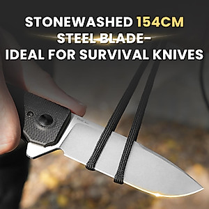 Kizer Brat Folding Knife, 3.5 Inches Stain 154CM Steel Blade EDC Pocket Knife G10 Handle Flipper Opener V3630C1