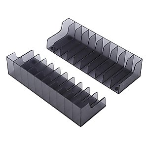2 PCS Game Card Box CD Storage Stand Holder, Large Capacity Bracket, Precise cuts and interfaces, for PS4/SLIM/PRO Game Consoles