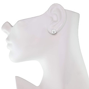 Honolulu Jewelry Company Sterling Silver Sand Dollar Beach Sea Star Stud Earrings