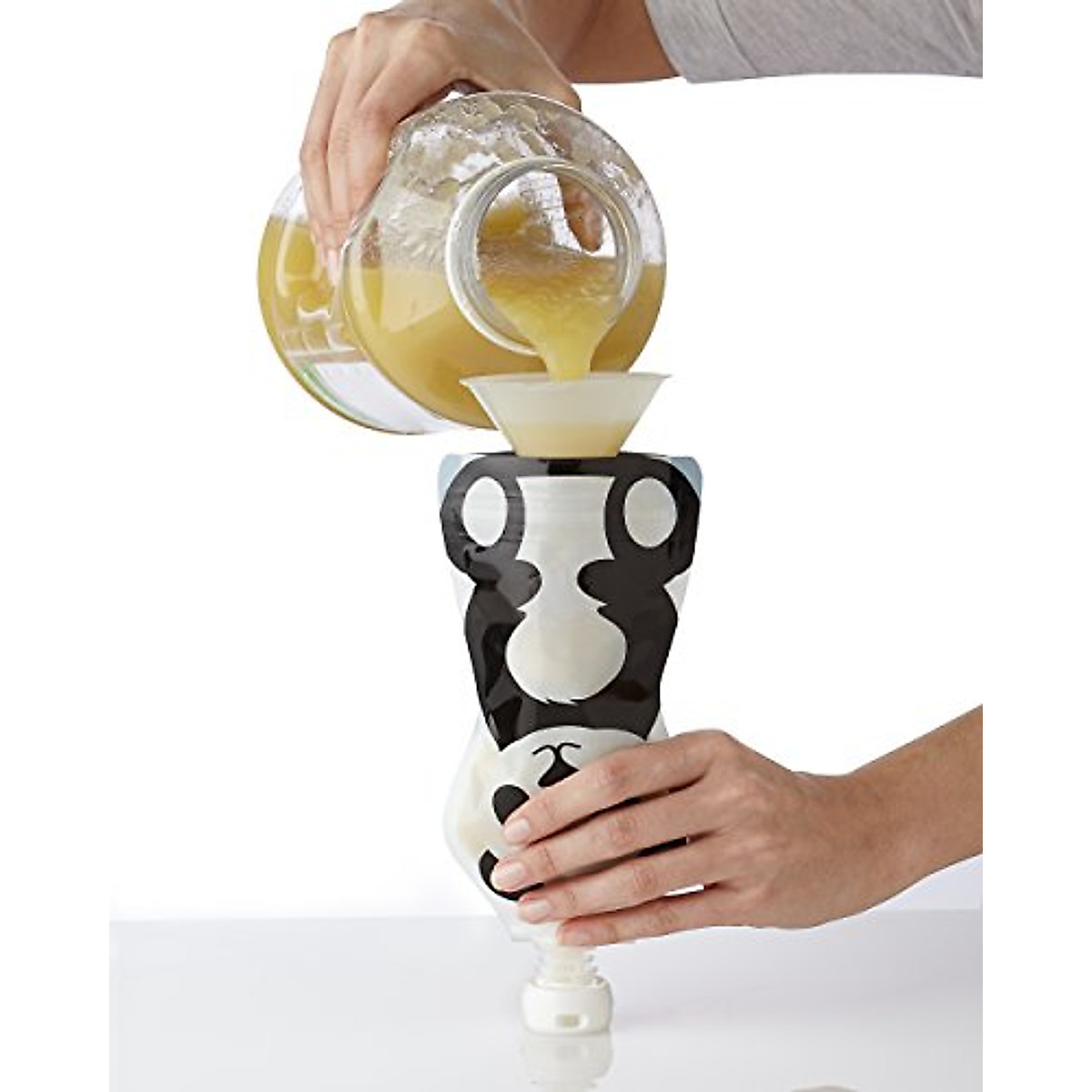 SQUOOSHI Reusable Baby Food Pouches - 5 oz - 6 Large Pouches - Baby Food Storage - Pouches Toddler - Refillable Squeeze Pouch for Kids