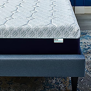 Sleep Innovations Ellis 12 Inch Advanced Cooling Gel Plus Memory Foam Mattress with Dual Cool Cover, Full Size, Bed in a Box, Medium Support