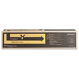 OEM KYOCERA MITA TK-8307Y (1T02LKAUS0) Toner CTG, Yellow, 15K Yield
