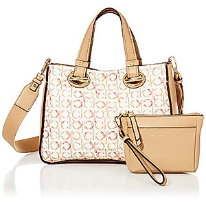 Calvin Klein Lucia Novelty Shopper, Cherub White Multi Painted Linear