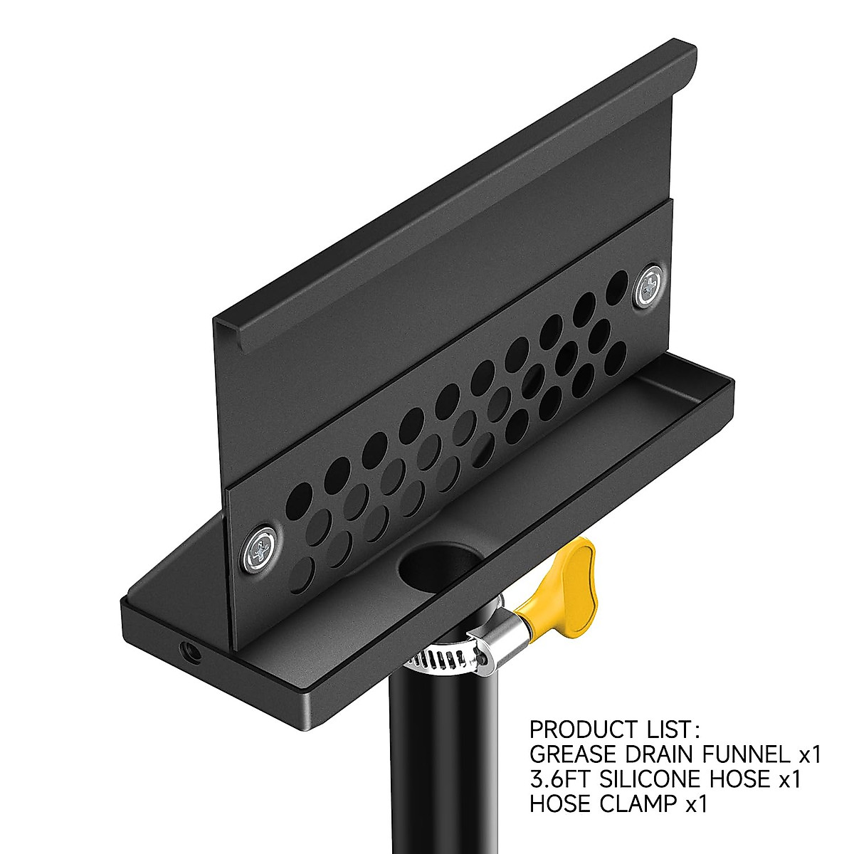 Blackstone Grease Catcher Upgrade: Rear Grease Drainage Funnel with Integrated Grease Gate, Innovative Accessories,Flexible Large Capacity,and Liner-Free Design"