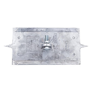 MARSHALLTOWN Zinc Double End Walking Groover, 8 x 4-3/8 Inch Blade Creates 1 Inch Grooves, Concrete Tools, Double End Blade Allows for Use in Both Directions, Eliminates Bending, 836