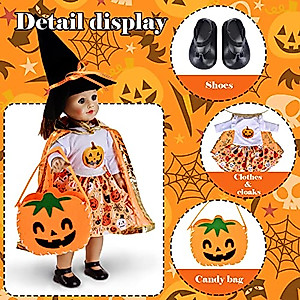 18 Inch Doll Clothes Halloween Costumes Accessories for American Girl Dolls, Madame Alexander, Our Generation, Halloween Decorations Outdoor Indoor