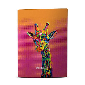 Head Case Designs Officially Licensed P.D. Moreno Giraffe Animals II Vinyl Faceplate Sticker Gaming Skin Case Cover Compatible with Sony Playstation 5 PS5 Disc Edition Console & DualSense Controller