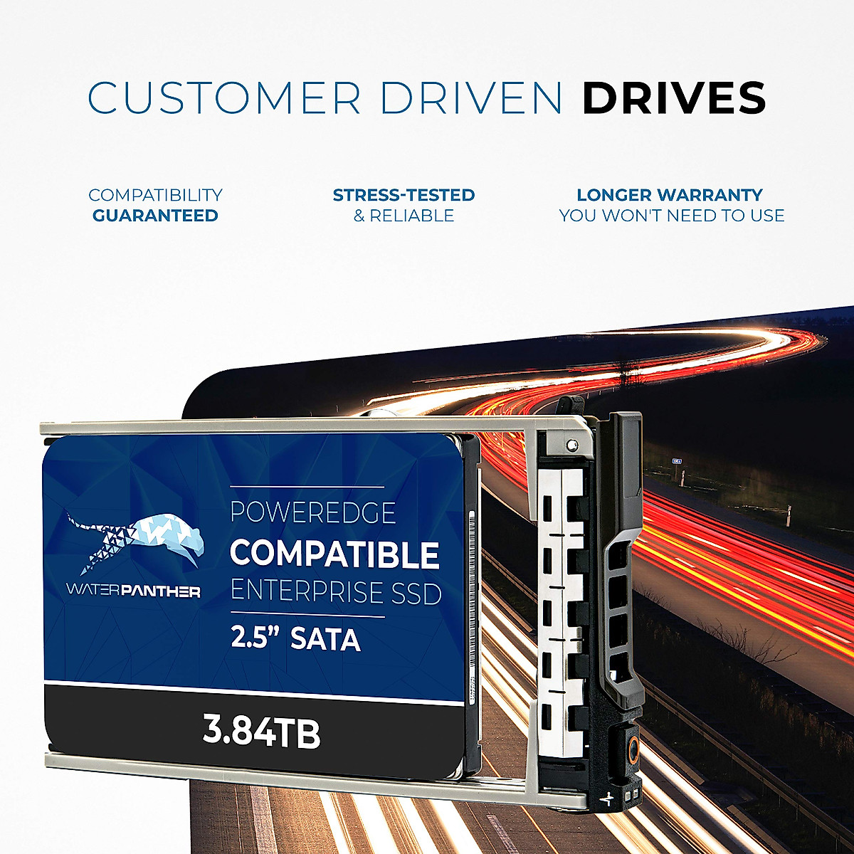3.84TB SATA 6Gb/s 2.5" SSD for Dell PowerEdge Servers | Enterprise Drive in 13G Tray