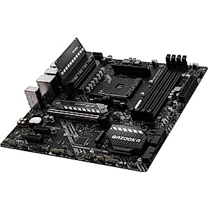 MSI MAG B550M Bazooka Gaming Motherboard (AMD AM4, DDR4, PCIe 4.0, SATA 6Gb/s, M.2, USB 3.2 Gen 1, HDMI/DP, Micro-ATX)