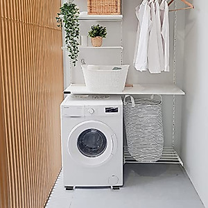 Furniture Dolly, Extendable Appliance Roller Mover, Mobile Stand Base for Heavy Washing Machines, Dryers, Refrigerator, Dishwashers, Hold up to 660Lb, Grey