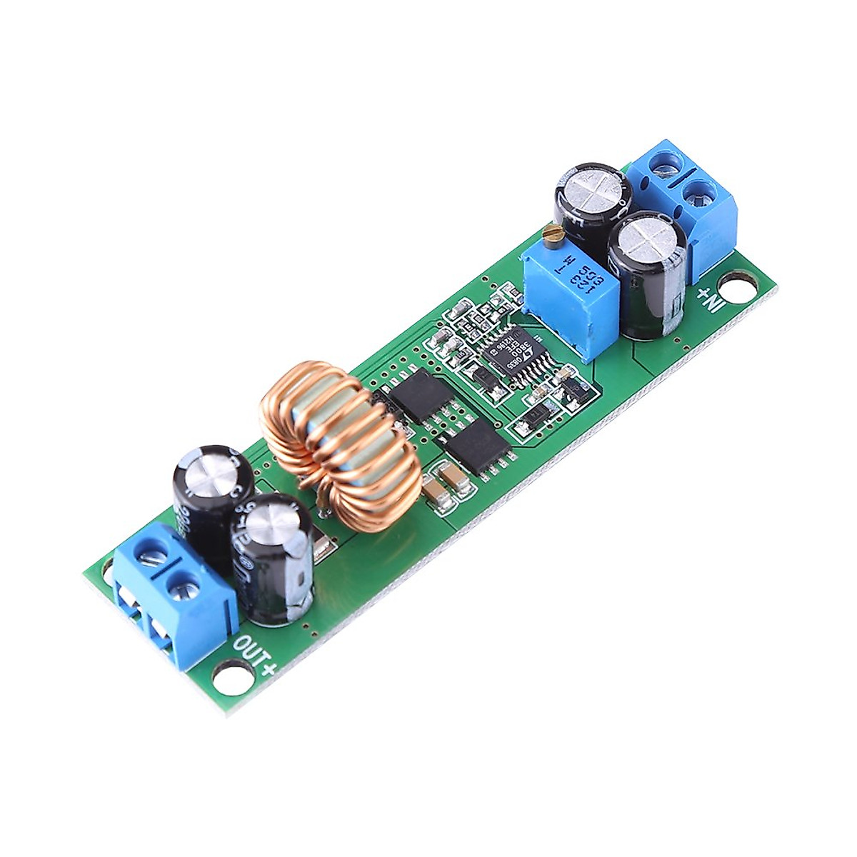 dc Converter Module,DC-DC Step Down Converter Adjustable Supply Module 6.5V-60V to 1.25-30V 10A