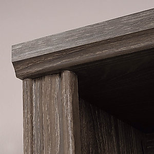 Sauder Hammond Library Hutch, L: 32.87" x W: 13.62" x H: 40.04", Emery Oak Finish