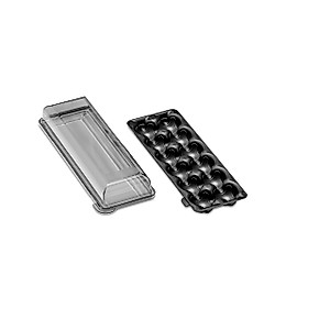 madesmart Egg Holder Fridge Organizer, One Size, Carbon