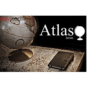 Navitech 7" Black Leather Book Style Folio Case/Cover & Stylus Pen Compatible with The Dragon Touch 7'' / NeuTab N7