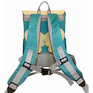 paerma Boys Backpack For School, 14 Inch, Plush With 3D Wings & Cartoon Prints, Adjustable Straps & Padded Back, Lightweight Bag for Kids, School or Travel