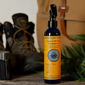 Nantucket Spider Original Bug Repellent for People - 8 oz | Repels Mosquitos, Biting Flies, Wasps, & No-See-Ums | Deet-Free Essential Oil Insect Repellent