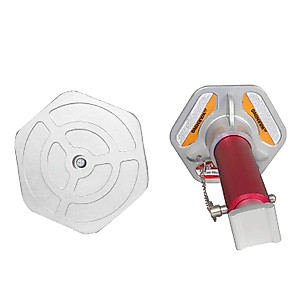 BIG RED T43004 Torin Aluminum Jack Stands with Locking Support Pins: 3 Ton (6,000 lb) Capacity, Red/Silver, 1 Pair